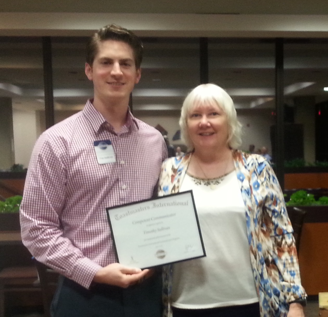 Congratulations Tim Sullivan