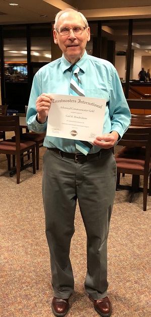 Carl Hendrickson Earns Gold